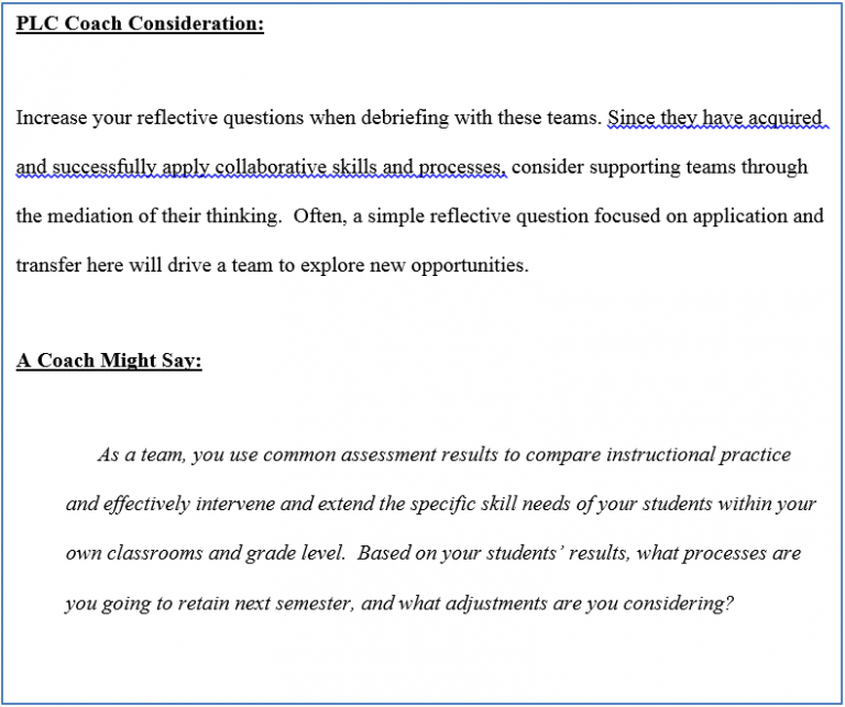 Coaching in a PLC: Providing Feedback - Solution Tree Blog