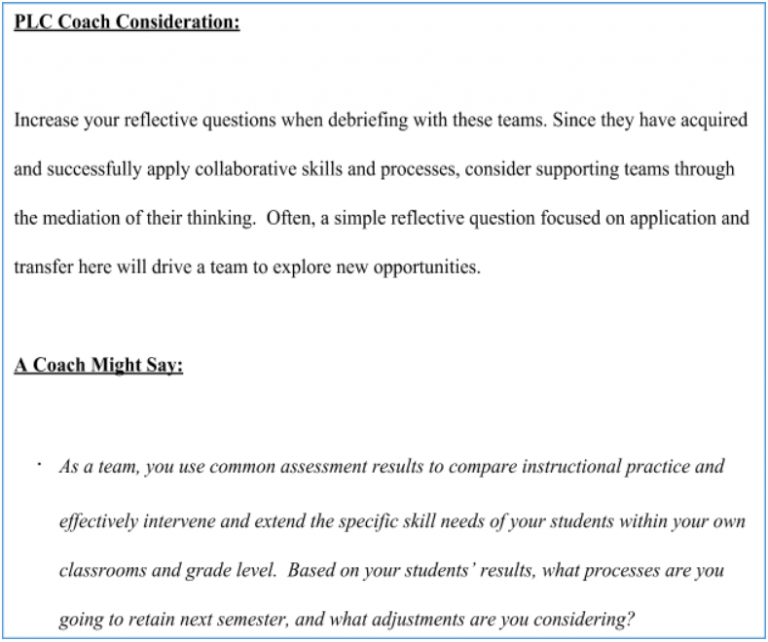 Coaching in a PLC: Providing Feedback - Solution Tree Blog
